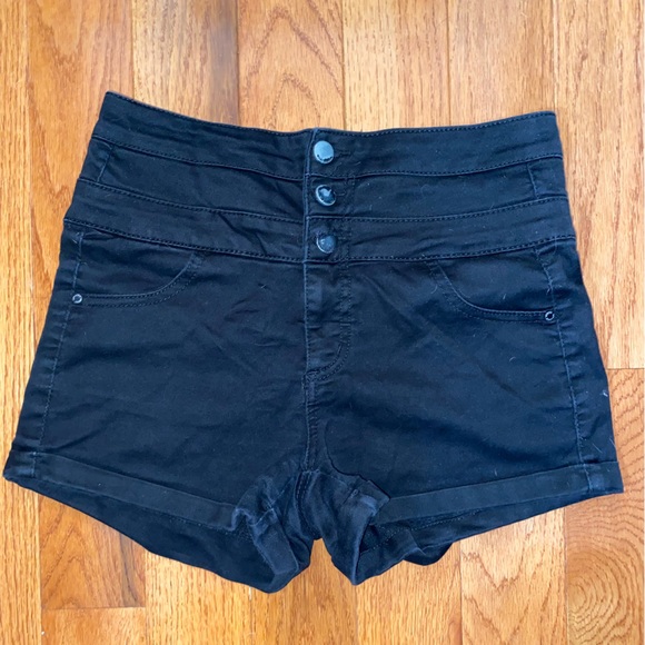 Tinseltown | Shorts | Tinseltown Black 3 Button Shorts | Poshmark
